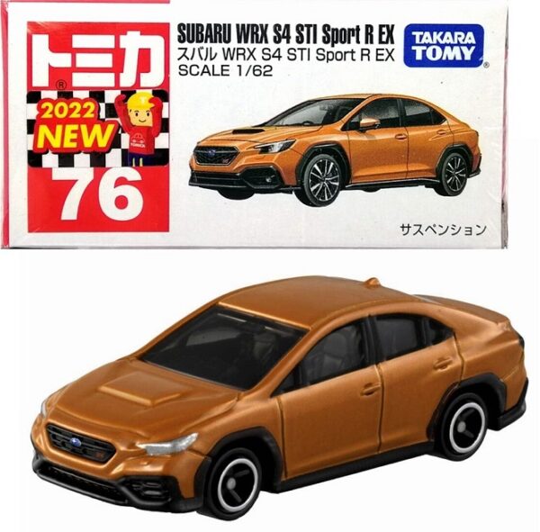 Tomica No. 76 – Subaru WRX S4 STI Sport R EX – Orange (Takara1:64 ...