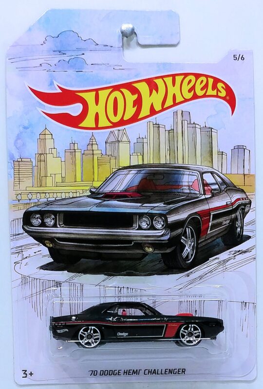 Hot Wheels Detroit Muscle – 70 Dodge HEMI Challenger – Black – Crazy 4 ...