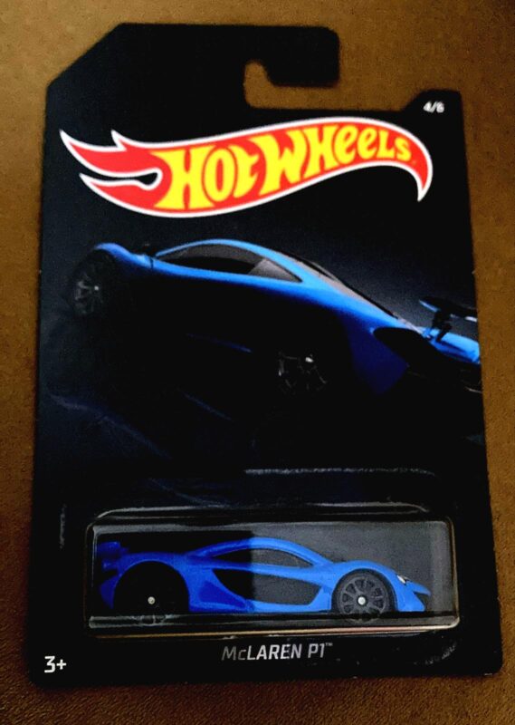 Hot Wheels McLaren P1 (GBB76) 2019 Exotics Card Art Premium (Blue ...