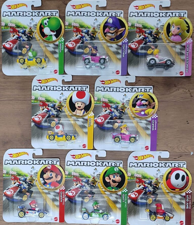 Hot Wheels Premium – Mariokart Set (GBG25). – Crazy 4 Diecasts