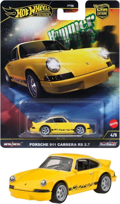 Hot Wheels Car Culture – Hammer Drop Porsche 911 Carrera RS2.7 (HRW07 ...