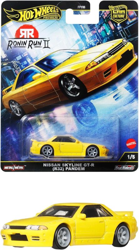 Hot Wheels Car Culture Ronin Run II – Nissan Skyline GT-R (R32) (JBK88 ...
