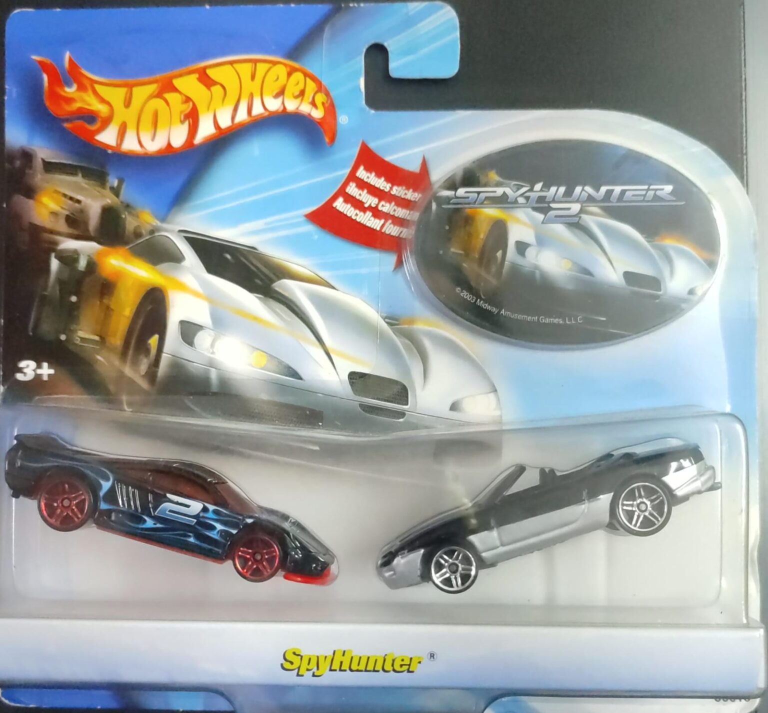 Hot Wheels Entertainment 2 Pack Spy Hunter – Saleen S7 + Jaguar XK8 ...