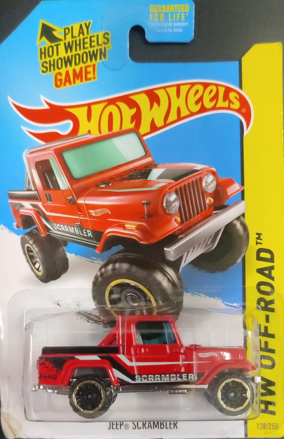 Hot Wheels – Jeep Scrambler (BFD64) [US Card]. – Crazy 4 Diecasts